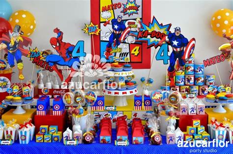 AVENGERS Mateo 4 Cumpleaños de los vengadores Cumpleaños de super