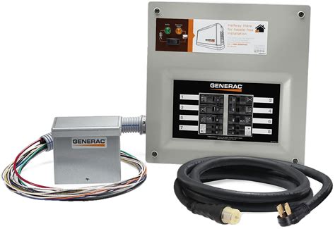 Generac 9855 50-Amp HomeLink Pre-Wired Manual Transfer Switch (10-16 C – FactoryPure