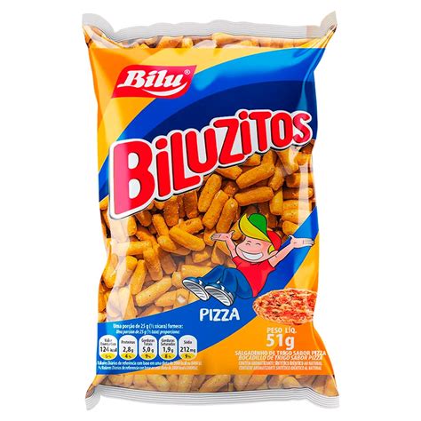 Salgadinho Biluzitos Pizza 41g Fortatacadista