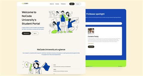 Free Student Portal Template