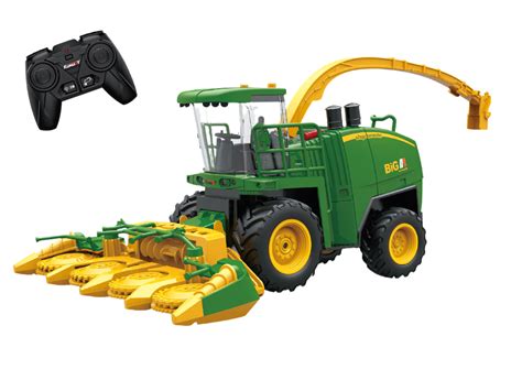 Kombajn Zdalnie Sterowany 2 4G Zboże Zielony 1 24 12574 LeanToys