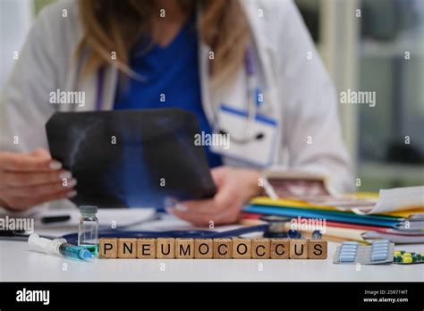 The Doctor Is Analyzing The Xray With A Focus On The Pneumococcus