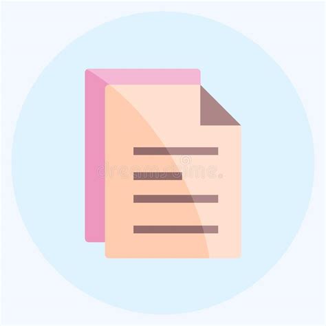 Icon Articles Suitable For Programming Symbol Flat Style Simple Design Editable Design