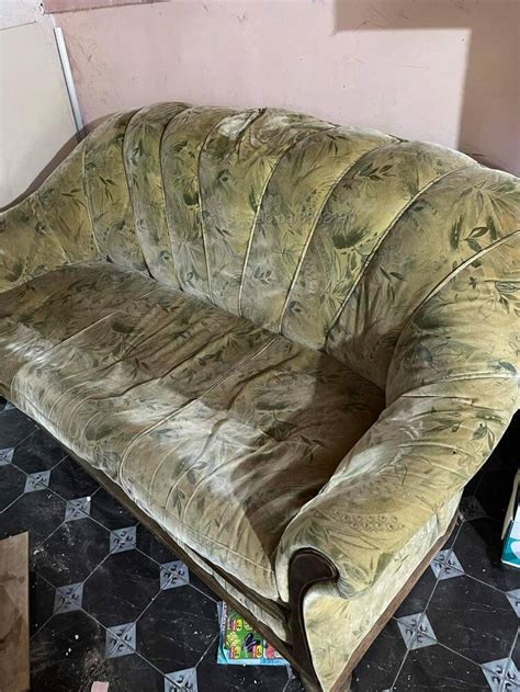 Холова гарнитура Масив с разтегателен диван Диван Мебели за дома и офиса Сливен Масив