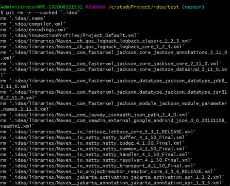 git 将文件取消版本控制 张财华 博客园