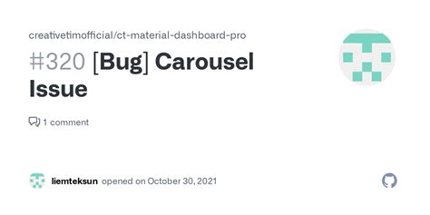 [bug] Carousel Issue · Issue 320 · Creativetimofficial Ct Material