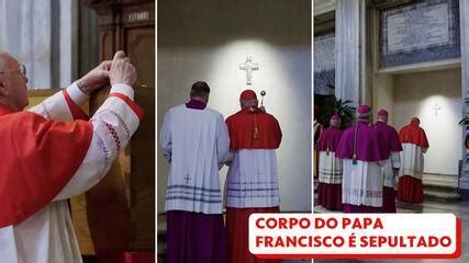Corpo do papa Francisco é sepultado na basílica de Santa Maria Maggiore após funeral com ...