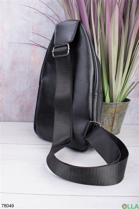 Чоловіча коричнева сумка бананка з еко шкіри И 863 2 купити недорого в інтернет магазині «olla