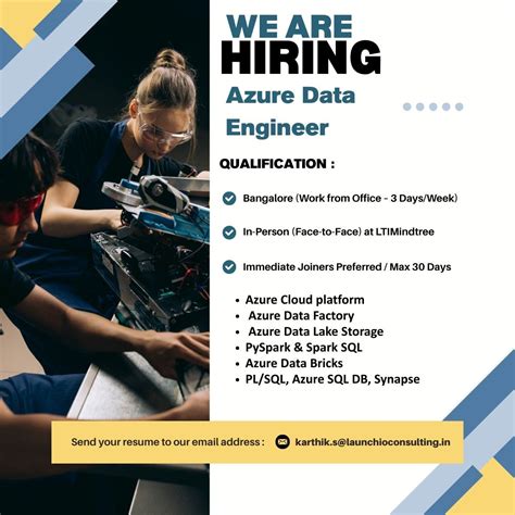 Azuredataengineer Hiringnow Ltimindtree Datajobs Bangalorejobs Jaya Sri