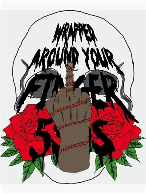 Wrapped Around Your Finger Graphic Poster For Sale By