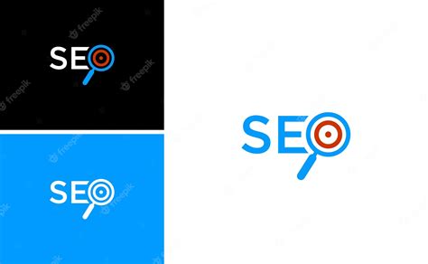 Premium Vector Seo Search Engine Optimization Logo With Magnifying