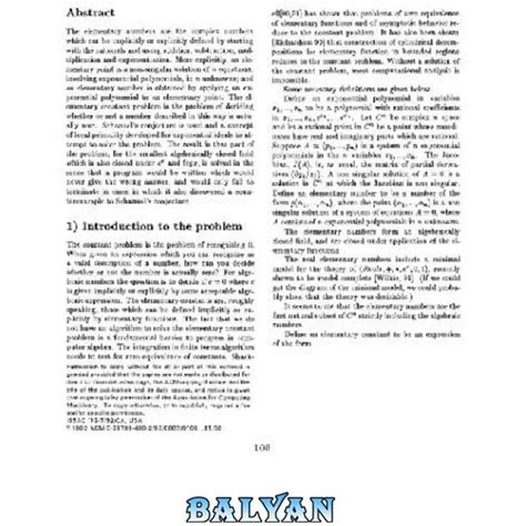 خرید و قیمت دانلود کتاب The Elementary Constant Problem ترب