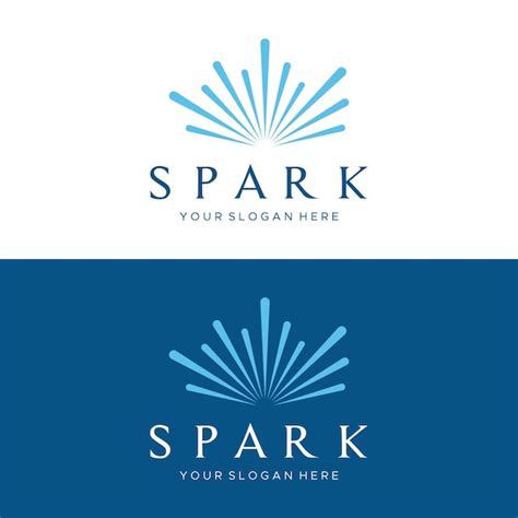 Premium Vector Creative Colorful Spark Logo Template Design In Modern