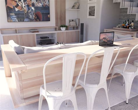 Diy Woodworking Plans For Modular Sofa With Built In Storage And Table Diy Projects Plans