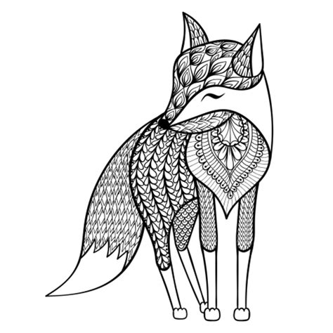 Renard Coloriage Coloring Pages
