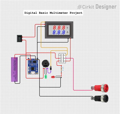 How To Use 7 Segment Panel Voltmeter Pinouts Specs And Examples Cirkit Designer