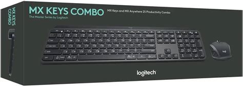 Logitech Mx Combo Wireless Keyboard And Mouse Customizable Illumination Fast Scrolling