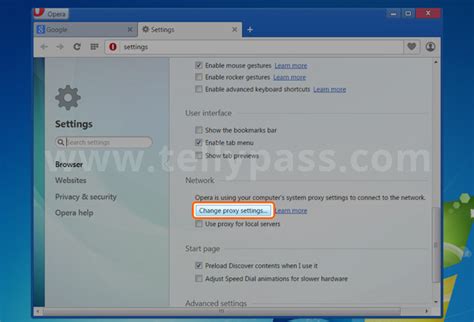 Configure Windows Xp Proxy Opera TellyPass