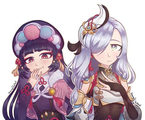 Yunjin And Shenhe By Drawingistoohard On Deviantart