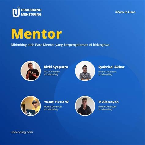 mentoring menjadi master flutter from zero to hero [online] udacoding