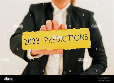 Conceptual Display 2023 Predictionslist Of Things You Feel That Going