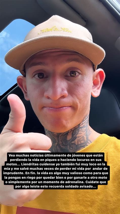 Por Andar De Imprudente” ‘la Liendra Contó Que Casi Pierde La Vida