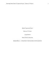 Week4Assignment CapstoneProject Zurman Docx Running Head Week 4