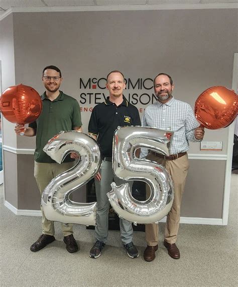 Mccormick Stevenson Corporation On Linkedin Workanniversary Teamdedication