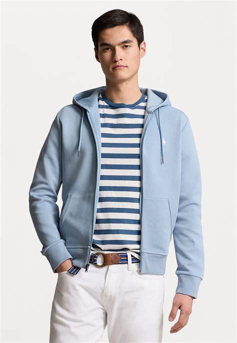 Polo Ralph Lauren Double Knit Full Zip Hoodie Sweat Zippé Vessel