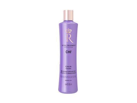 Chi Royal Treatment Color Gloss Blonde Enhancing Purple Conditioner 35