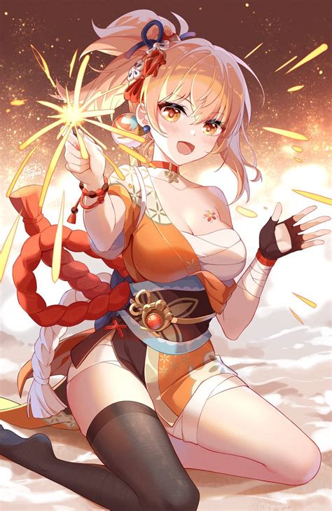 Genshin Impact Waifu on Twitter GenshinImpact 原神 Yoimiya 宵宫