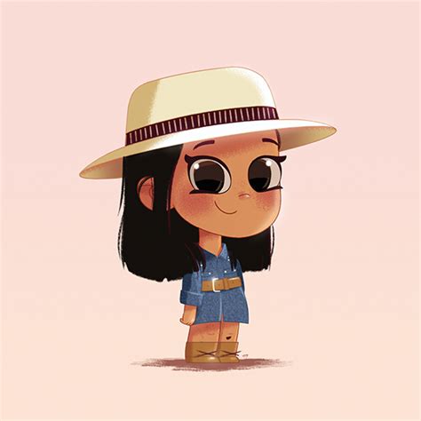 Cute Character Telegraph