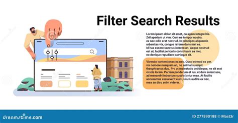 People Using Filtering Service Online Application On Laptop Screen