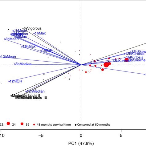 Principal Components Analysis Pca And Biplot Of All Accelerometer