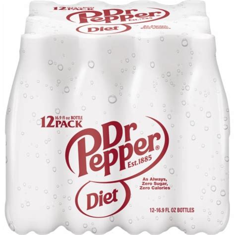 Diet Dr Pepper® Soda Bottles 12 Pk 12 Pk 16 9 Fl Oz King Soopers