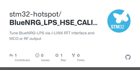 Github Stm32 Hotspotbluenrglpshsecalibrtt Tune Bluenrg Lps Via