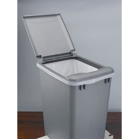 Rev A Shelf Gray Plastic Kitchen Trash Can Lid At Lowes Com