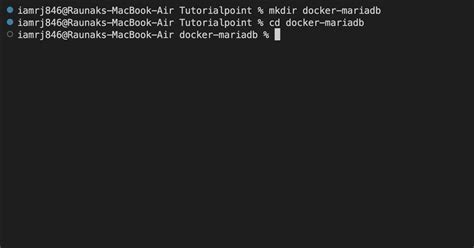 Setting Up Mariadb In Docker
