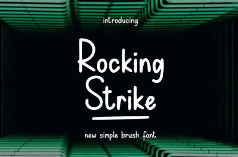 Rocking Strike Font Freedafonts