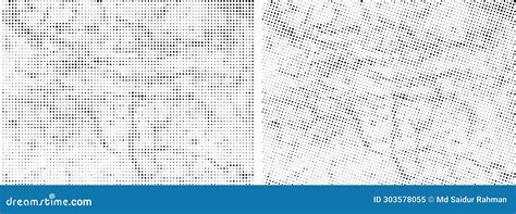 halftone dot pattern background vector a set of four different