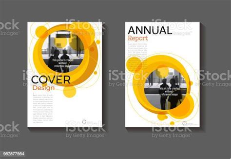 동그라미 노란색 추상 레이아웃 배경 현대 디자인 현대 책 커버 커버 책자 표지 서식 파일 연례 보고서 잡지와 전단지 벡터 A4 0명에 대한 스톡 벡터 아트 및 기타 이미지