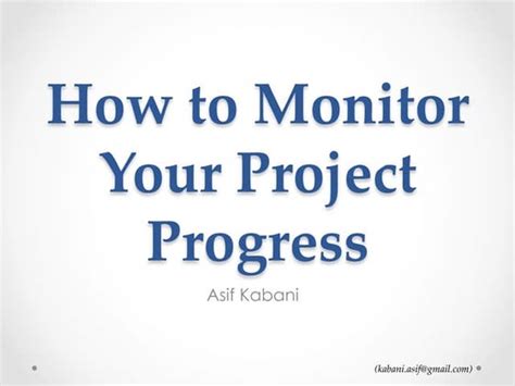 Progress Review Ppt