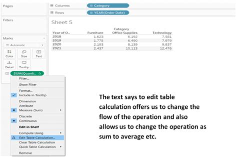 Edit Table Calculation In Tableau Lets Viz Technologies Top Data