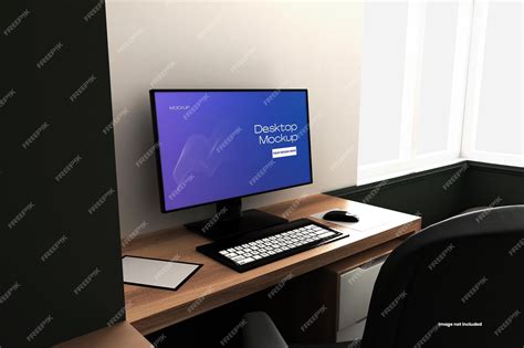 Premium Psd Desktop Monitor Mockup