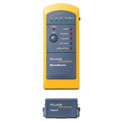 Fluke Networks Copper Tester Copper Cable Wire Mapping Rj45 None