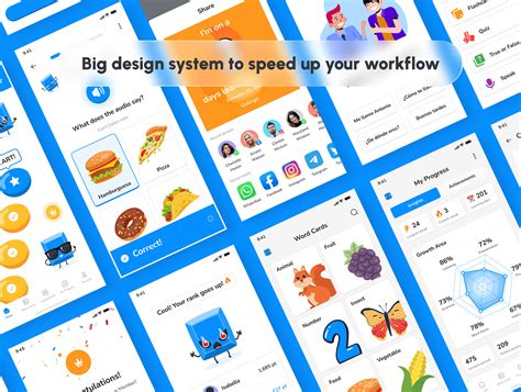 Golingo Language Learning App UI Kit On Behance Behance