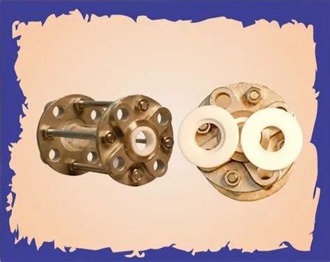 Round Flange End Sight Glass Ms Ss Double Window Ptfe Lined Sight