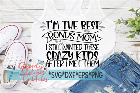 Best Bonus Mom Step Mom Svg Dxf Eps 240374 Svgs Design Bundles