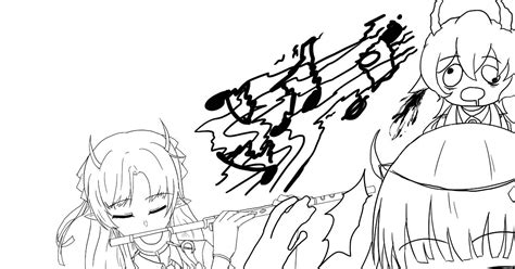 명일방주 명방 히비스커스 플룻연주하는 낙서 칸토스のイラスト Pixiv