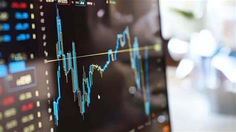 Stock Market Data Analysis On Computer Screen Premium AI Generated Image